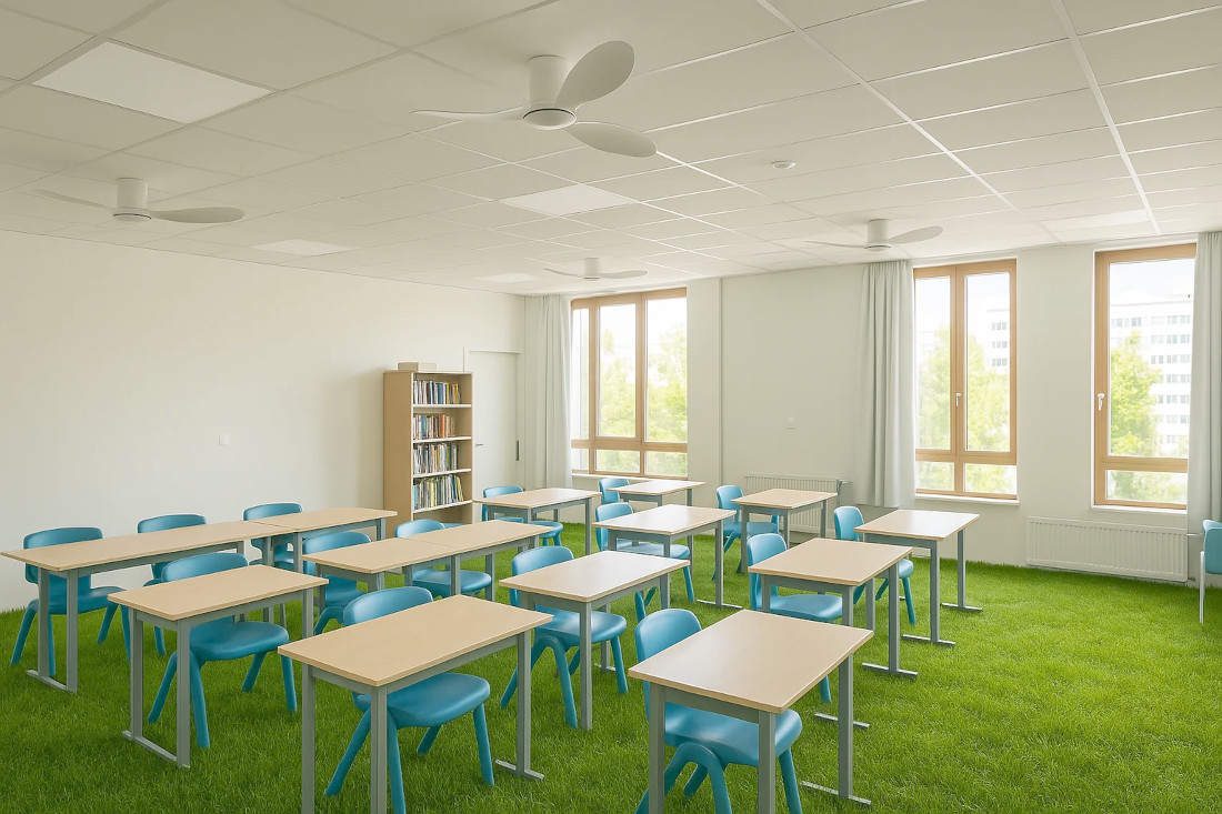 Low-carbon construction: strategy and economics – Ceiling fans RE2020